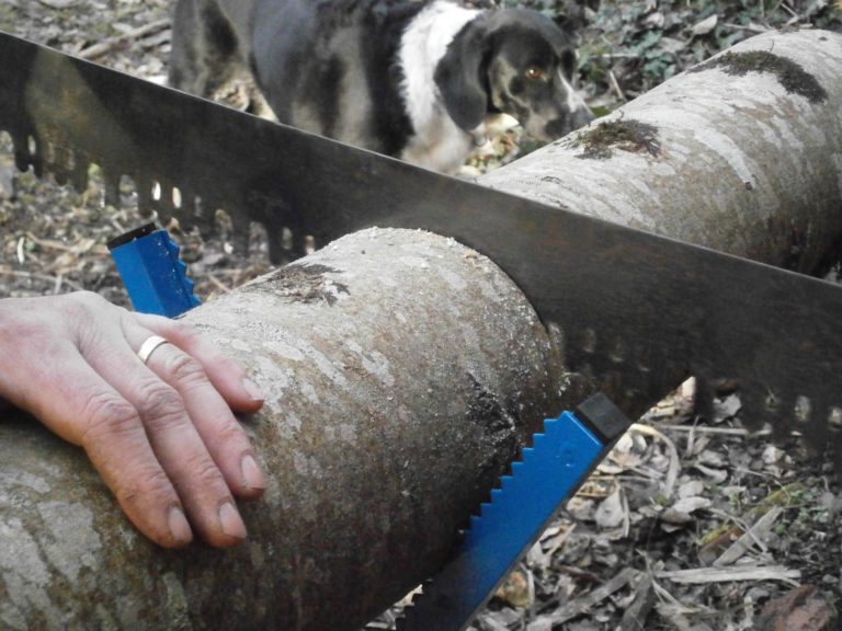 Cleft hurdle gate making - Little Acorn Furniture