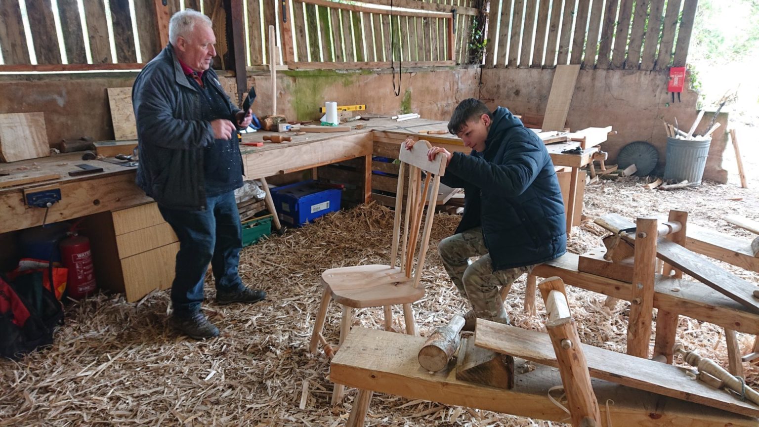 Learn to make your own chair in 5 days - devon woodwork course at ...